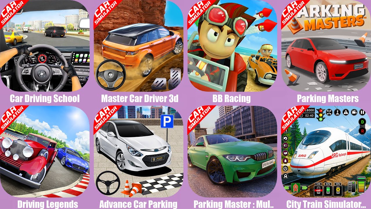 Car Parking,Car Driving School,BB Racing,Parking Masters,Master Car ...