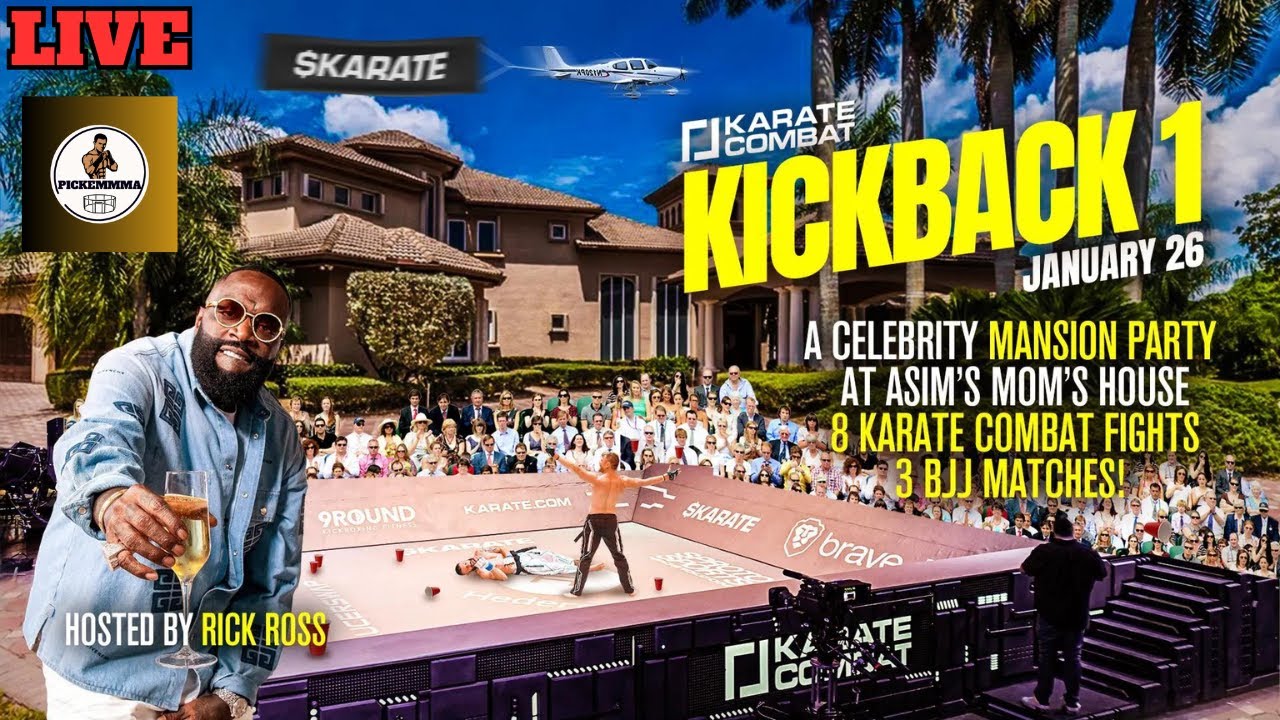Live Fight Companion for Karate Combat: Kickback 1 | Play by Play - YouTube