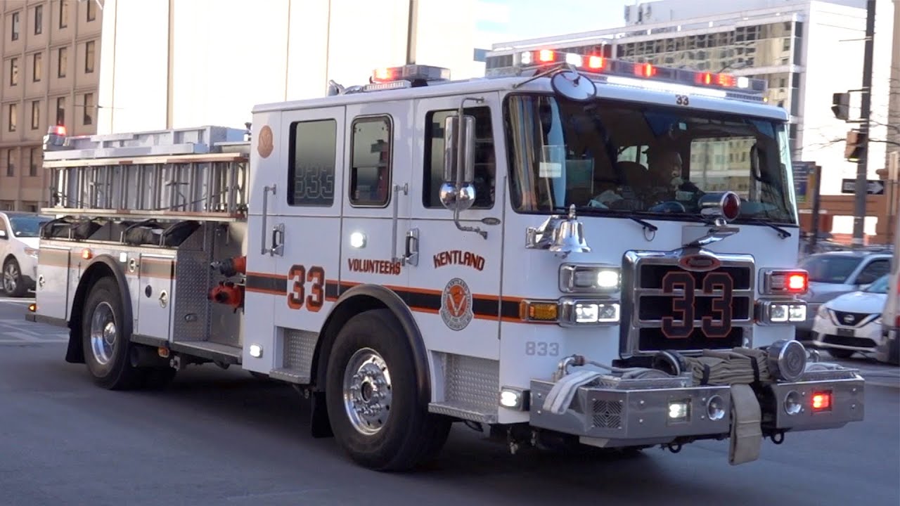 Kentland Fire Department Engine 833 Responding - YouTube