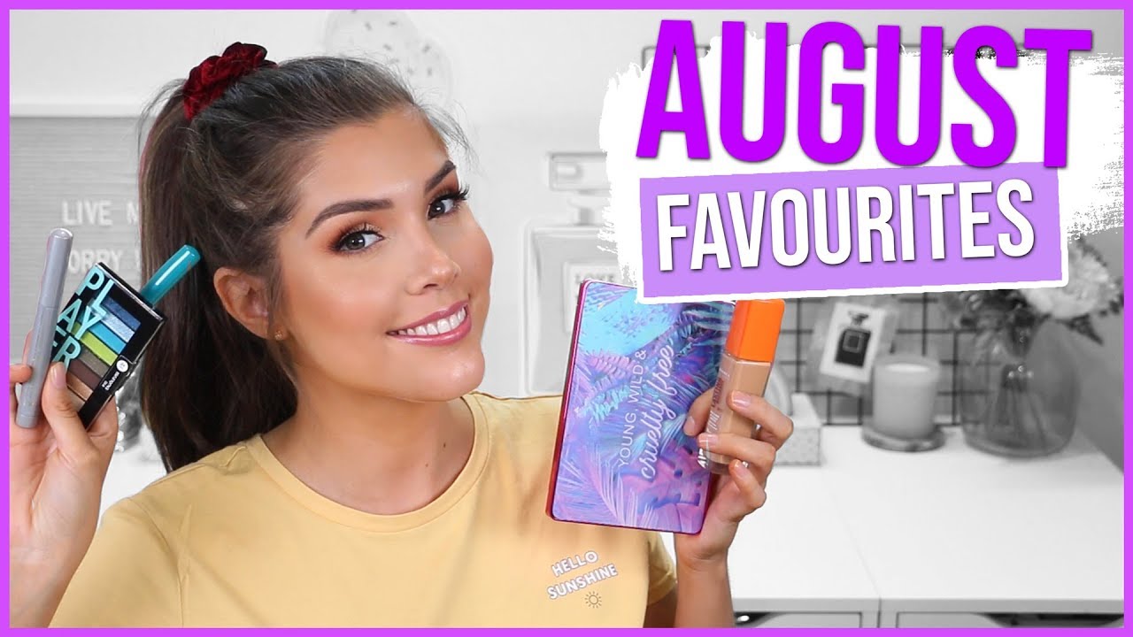 August Makeup and Beauty Favourites 2019 - YouTube
