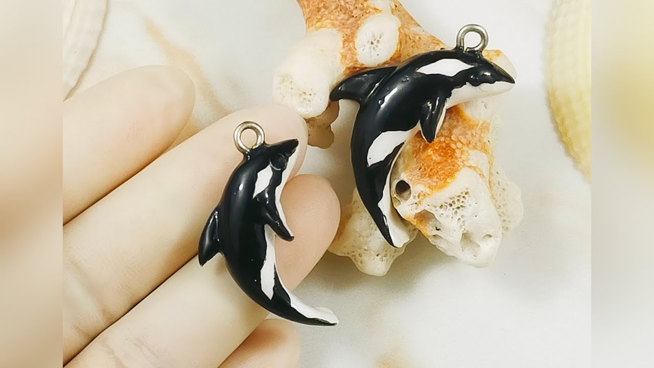POLYMER CLAY WHALE TUTORIAL FOR BEGINNERS | For accessories | LoviCraft ...