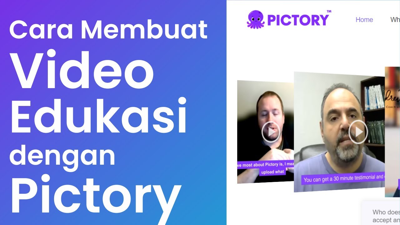 CARA MEMBUAT VIDEO EDUKASI DENGAN PICTORY - YouTube