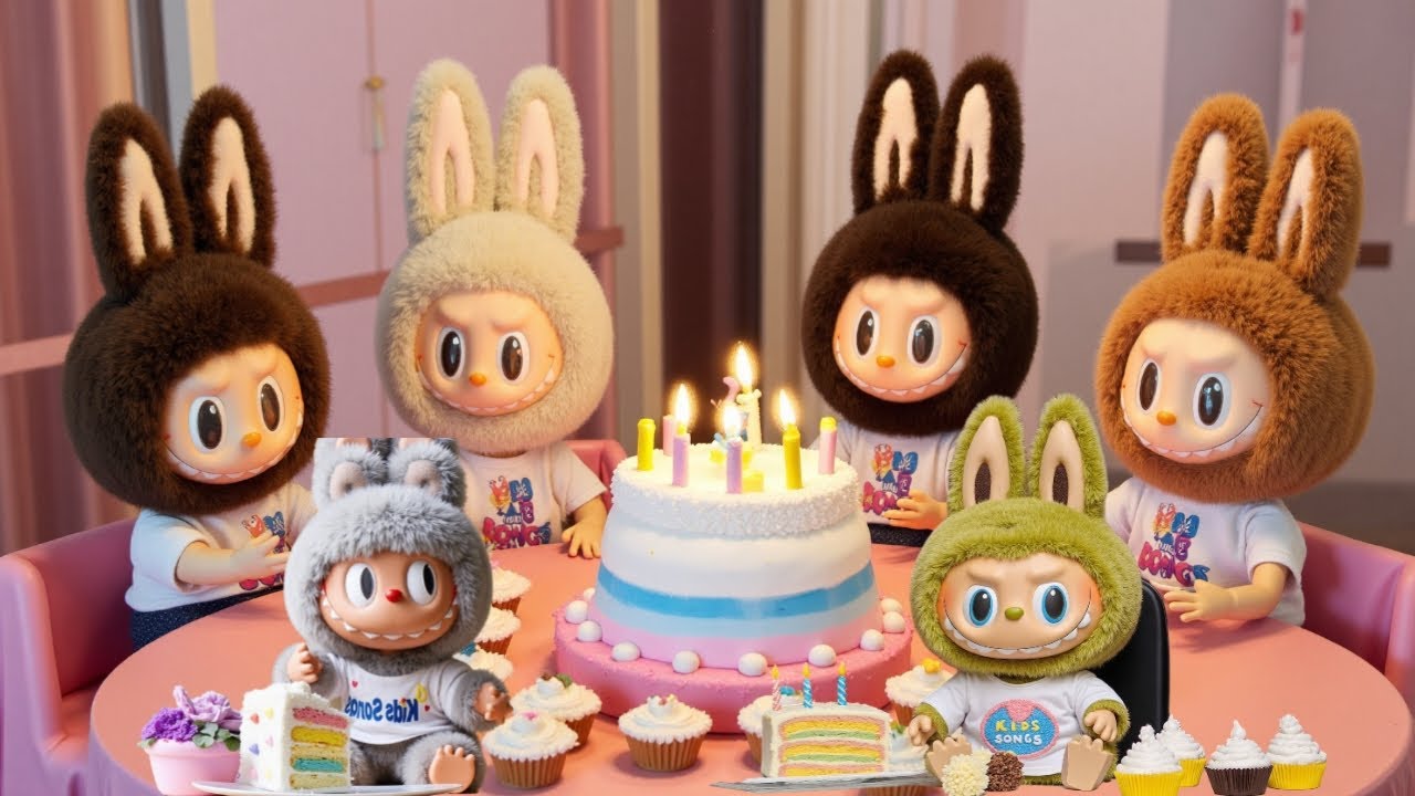 LAGU LABUBU - LABUBU MAKAN KUE ULANG TAHUN - LAGU ANAK INDONESIA # ...