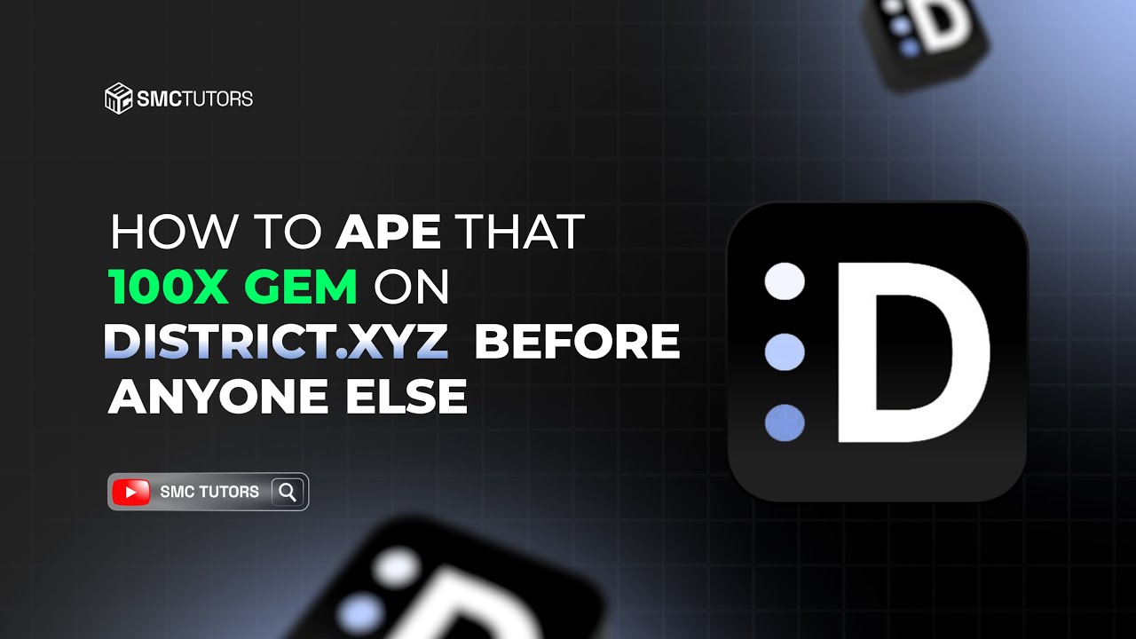How To Ape That 100x Gem on District.xyz Before Anyone Else - YouTube