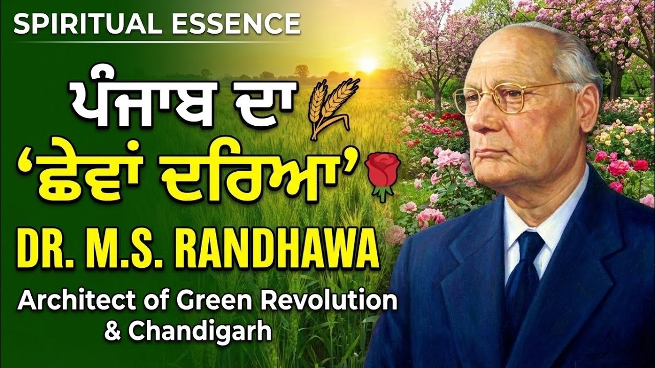 Punjab’s "6th River": Dr. M.S. Randhawa Biography | The Man Who Built ...
