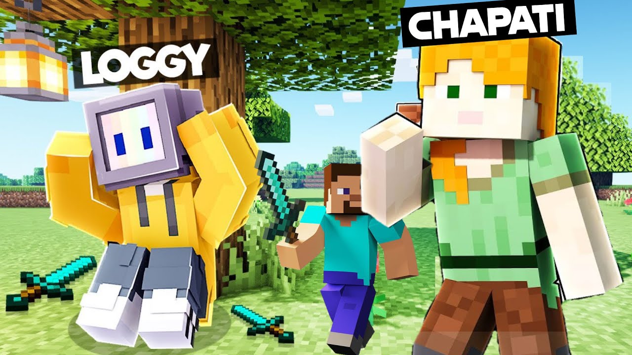 CHAPATI BHAI KE PRAVACHAN IN HYPIXEL | LOGGY AND CHAPATI | CHAPATI ...