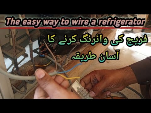refrigerator all connections, direct cool fridge electric wiring - YouTube