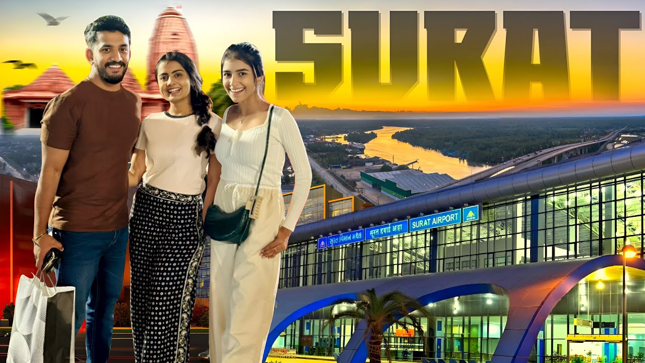Surat One Day Trip ️| Nikhil Nisha Vlogs #nikhilnishavlogs #madhugowda ...