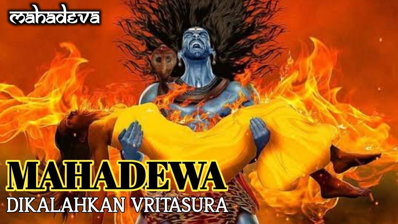 DEWA SIWA DIKALAHKAN VRITASURA, SRI KRISHNA TURUN TANGAN MEMBANTU - YouTube