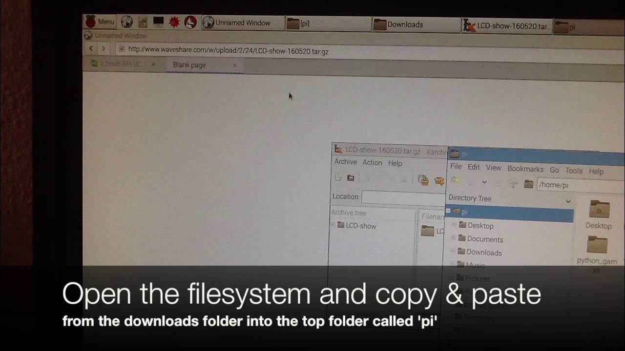 Raspberry Pi 3 / Pi Zero banggood 3.2" tft install guide on Raspbian Jessie - YouTube
