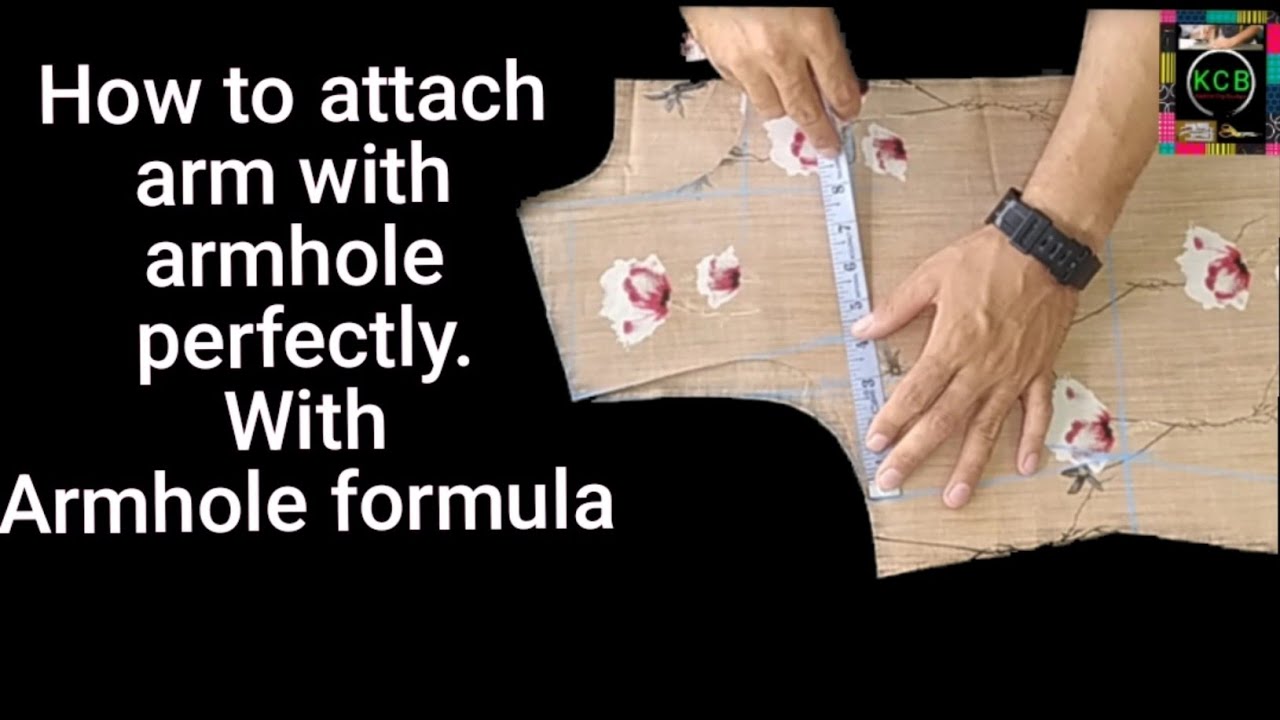 Armhole Cutting aur stitching, formula k sath.How to cut and stitch ...