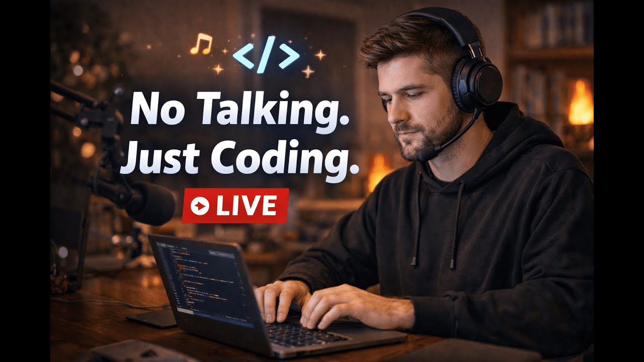 No Talking. Just Coding. | 🔴 LIVE - YouTube