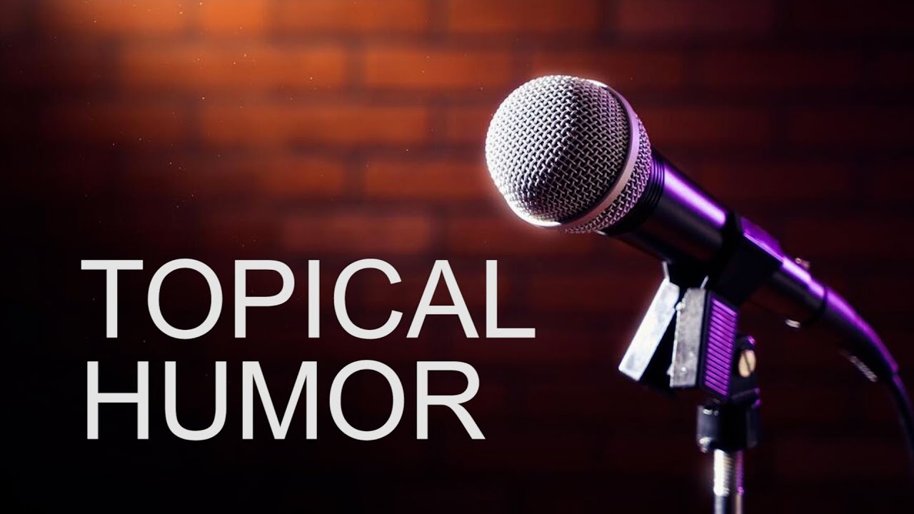TOPICAL HUMOR!- Standup comedy - YouTube