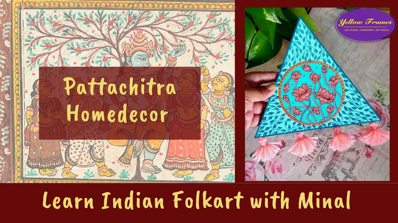 Pattachitra painting tutorial for beginners - YouTube