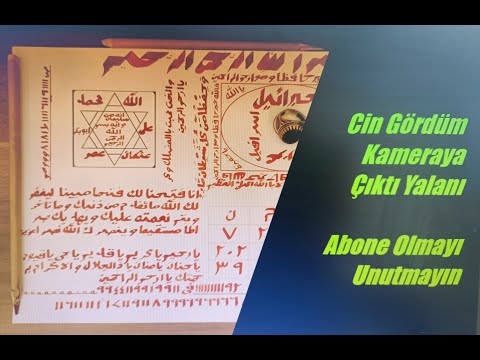 Cin Gördüm Kamerada Çıktı Yalanları