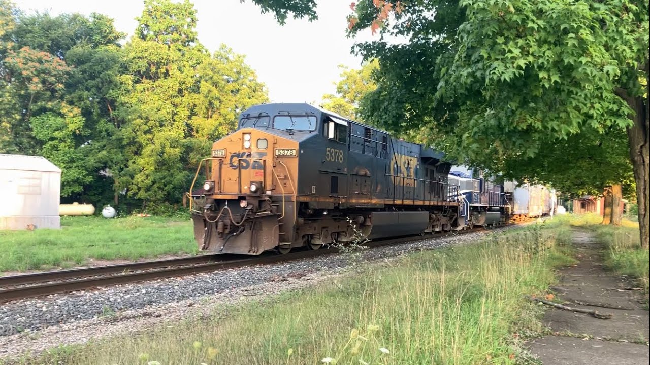 LSRC train on the Saginaw subdivision - YouTube