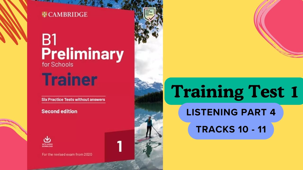B1 Preliminary Training Test 1 Listening part 4 - YouTube