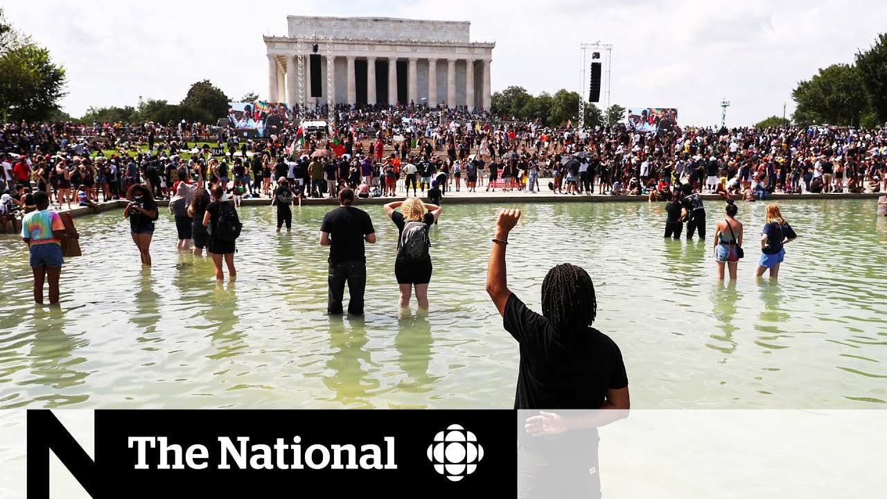 Thousands march on Washington against racial in justice on historic ...
