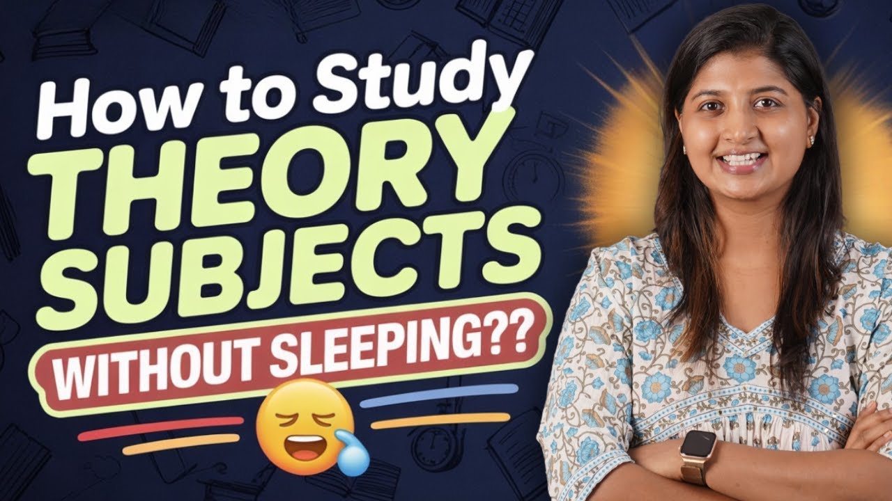 How to Study Theory Subjects without Sleeping ?? - YouTube