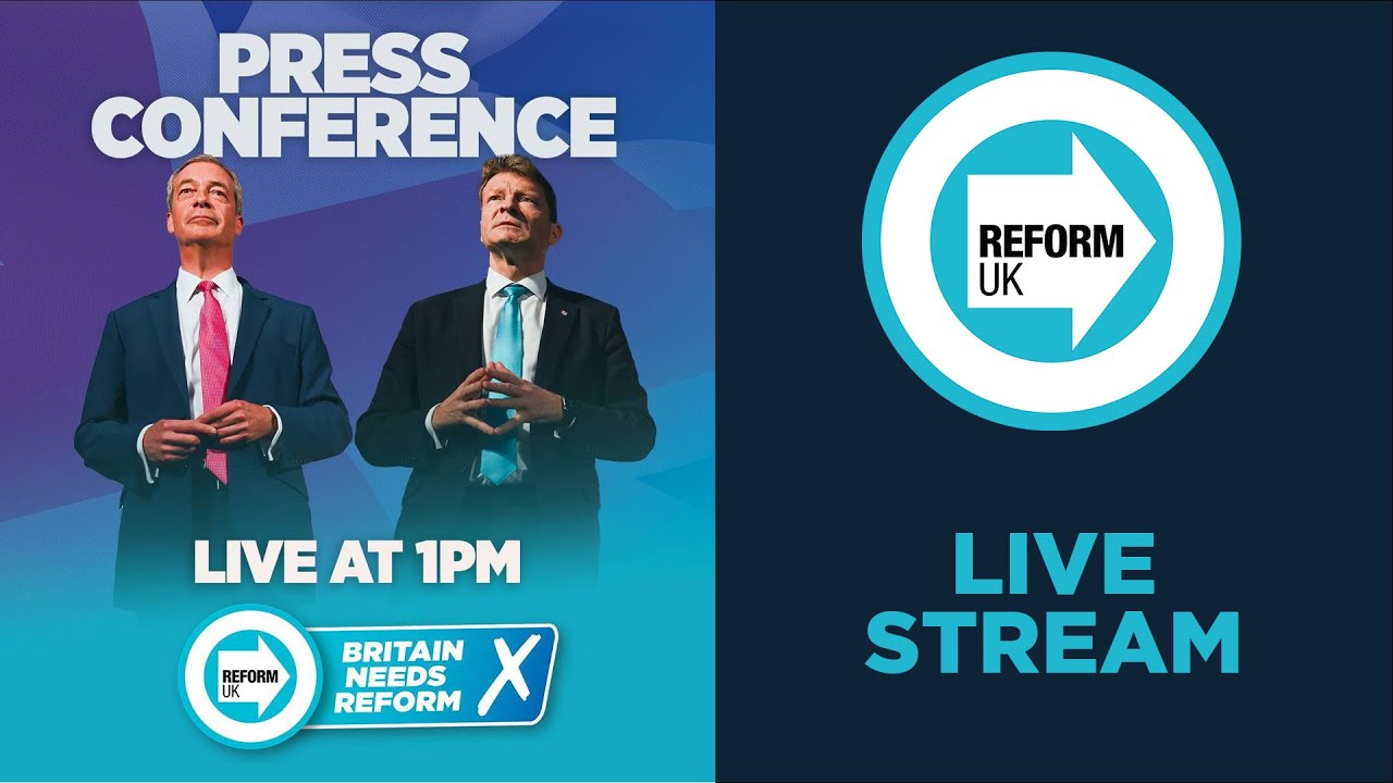 PRESS CONFERENCE: Reform UK is now the real opposition. - YouTube