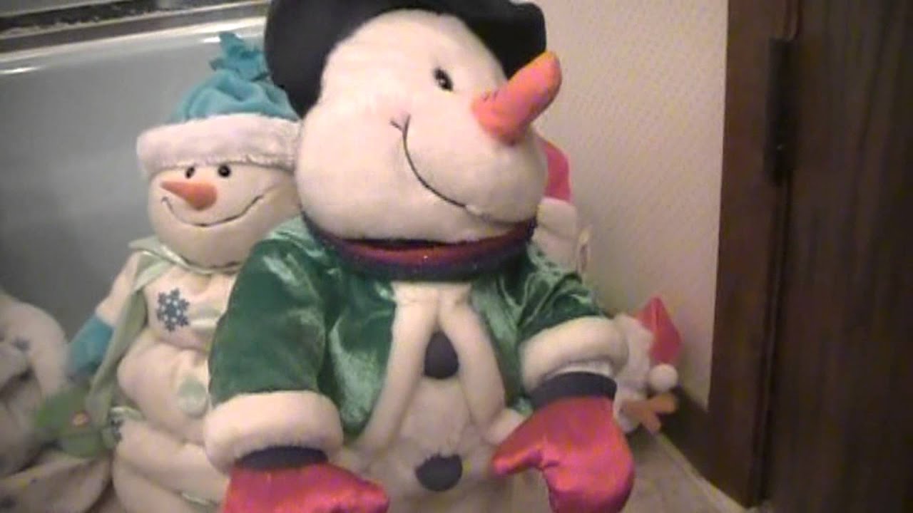 my huge snowman collection part 1 - YouTube