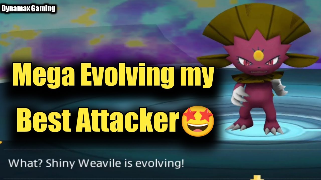 Mega Evolving Shiny Weavile🔥The Best Attacker 🤩 in Pokemon Trainer ...
