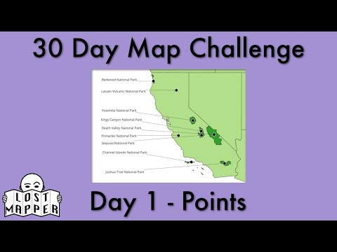 30 Day Map Challenge 2023: Day 1 - Points