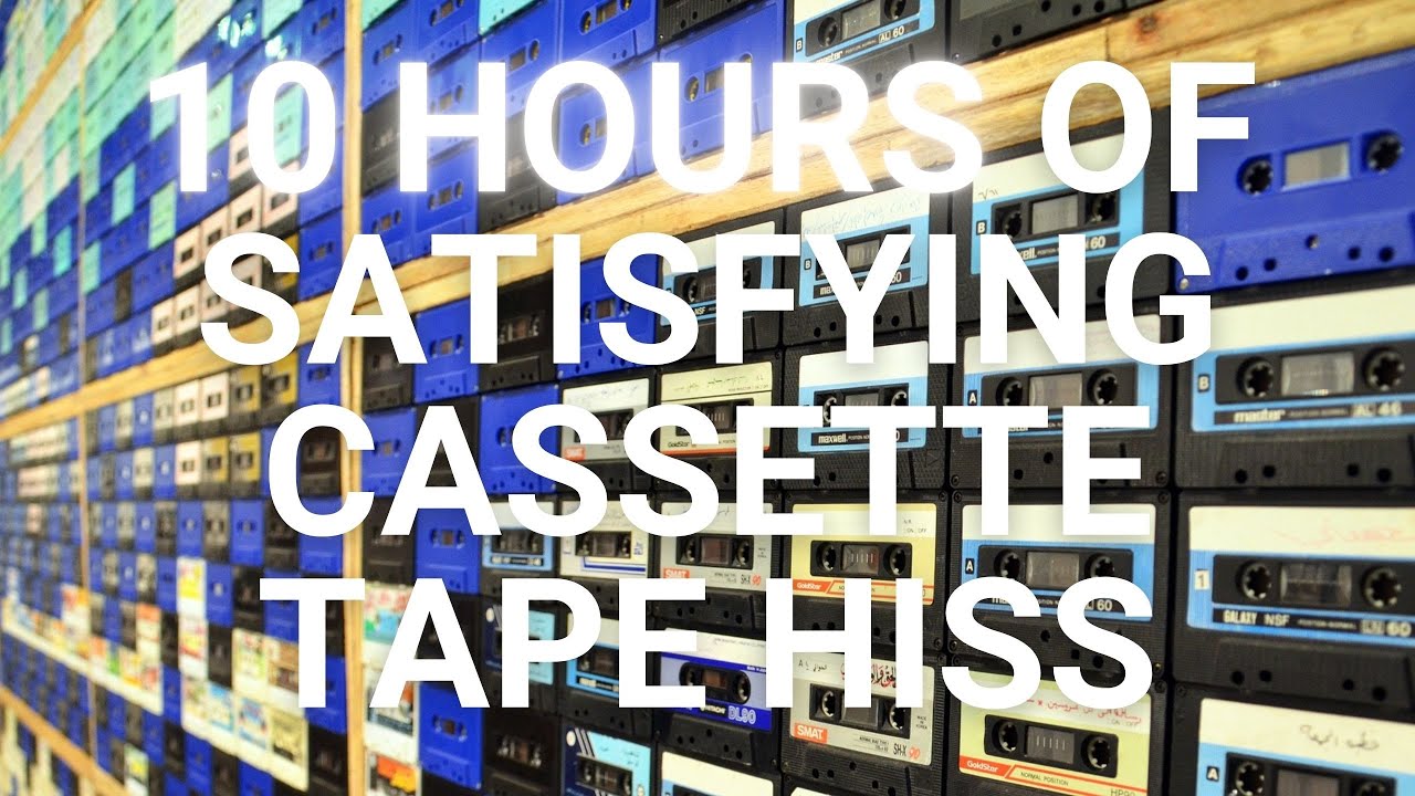 10 Hours of Soothing Cassette Tape Hiss - YouTube