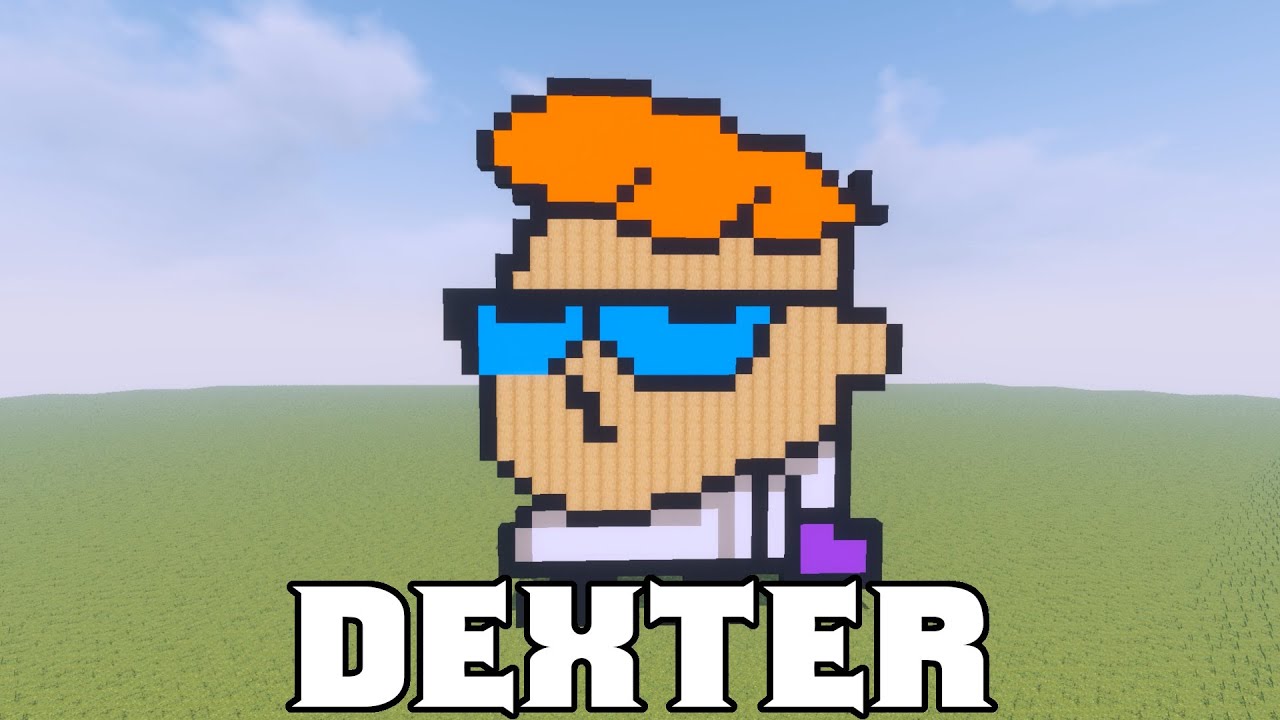 Dexter [Dexter's Laboratory] - Minecraft Pixel Art [#188] - YouTube