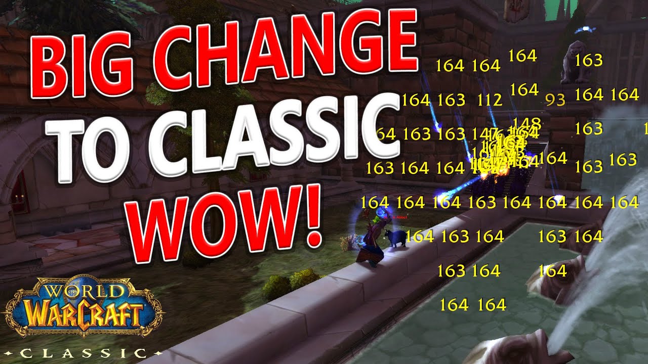 WoW Classic - HUGE UPDATE by Blizzard to WoW Classic and TBC! - YouTube