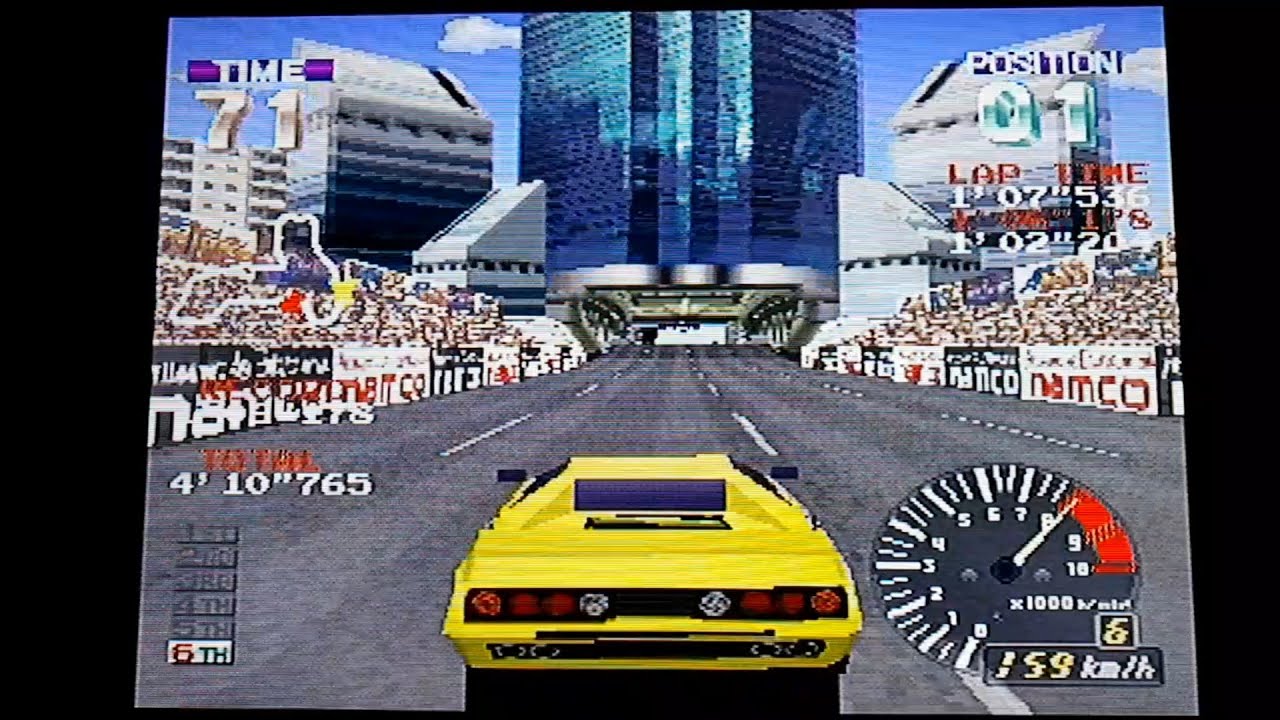 Ridge Racer Revolution PS1 (training) - YouTube