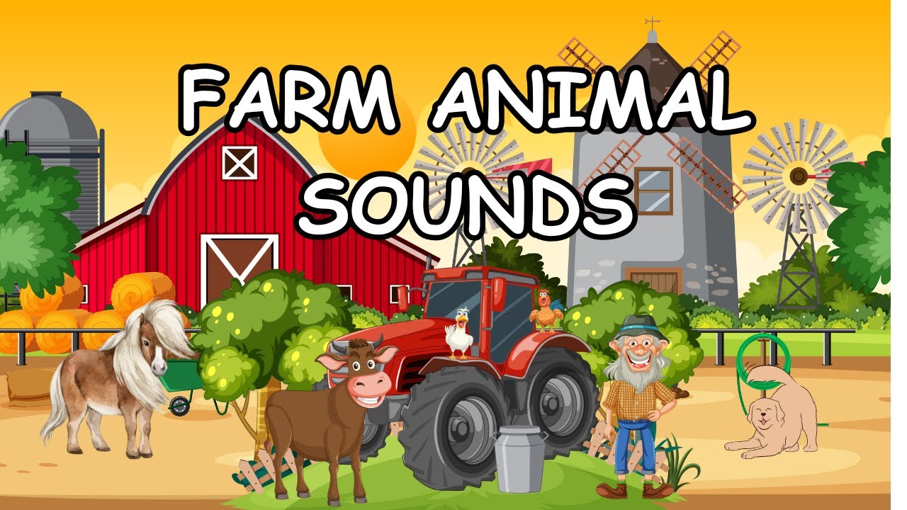 Farm Animal Sounds Song: Learn Animal Sounds for Kids | Nursery Rhymes ...