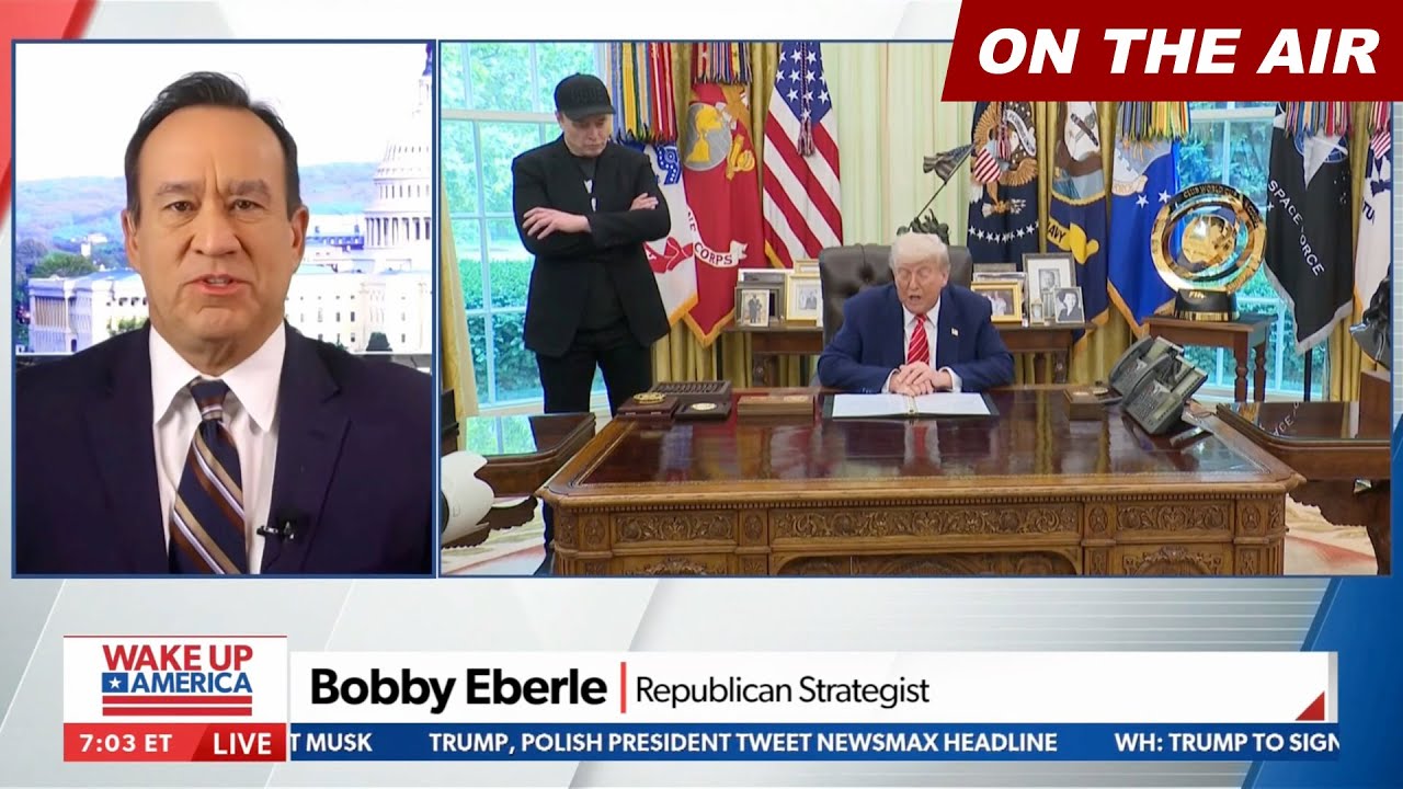 Bobby Eberle on Newsmax -- Elon Musk Blasts One Big Beautiful Bill - YouTube