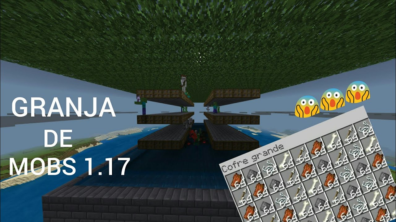 MINECRAFT BEDROCK | GRANJA de MOBS FÁCIL de HACER - YouTube