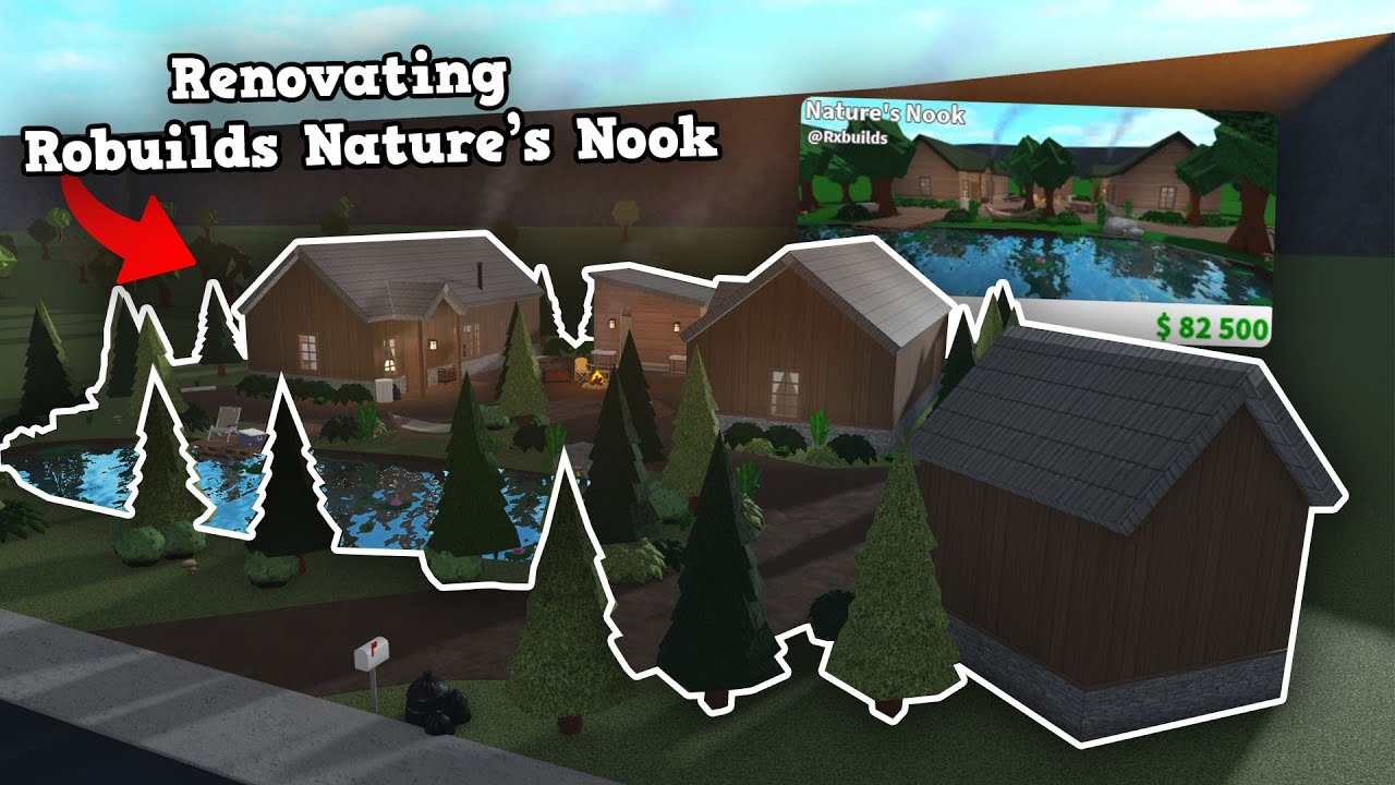 I Renovated Robuilds Nature's Nook Prebuilt House in Bloxburg - YouTube