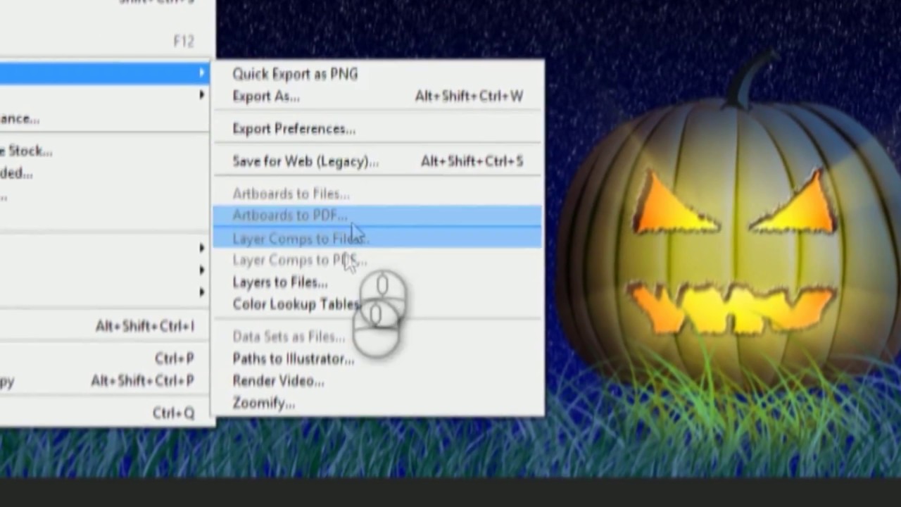 how to save layers to file in photoshop - EasE - YouTube