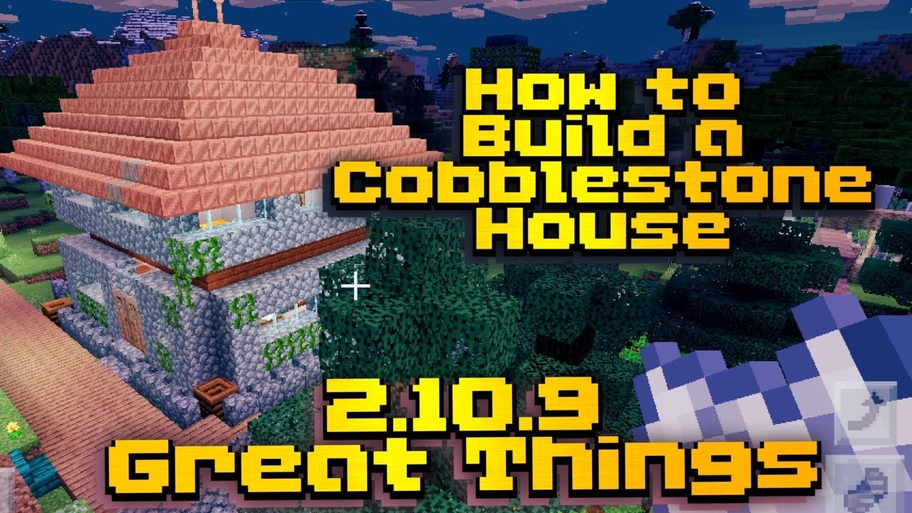 How to Build a Cobblestone House - YouTube