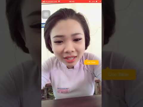 Bigo Nữ sinh cấp 3 mặc áo dài ngực khủng