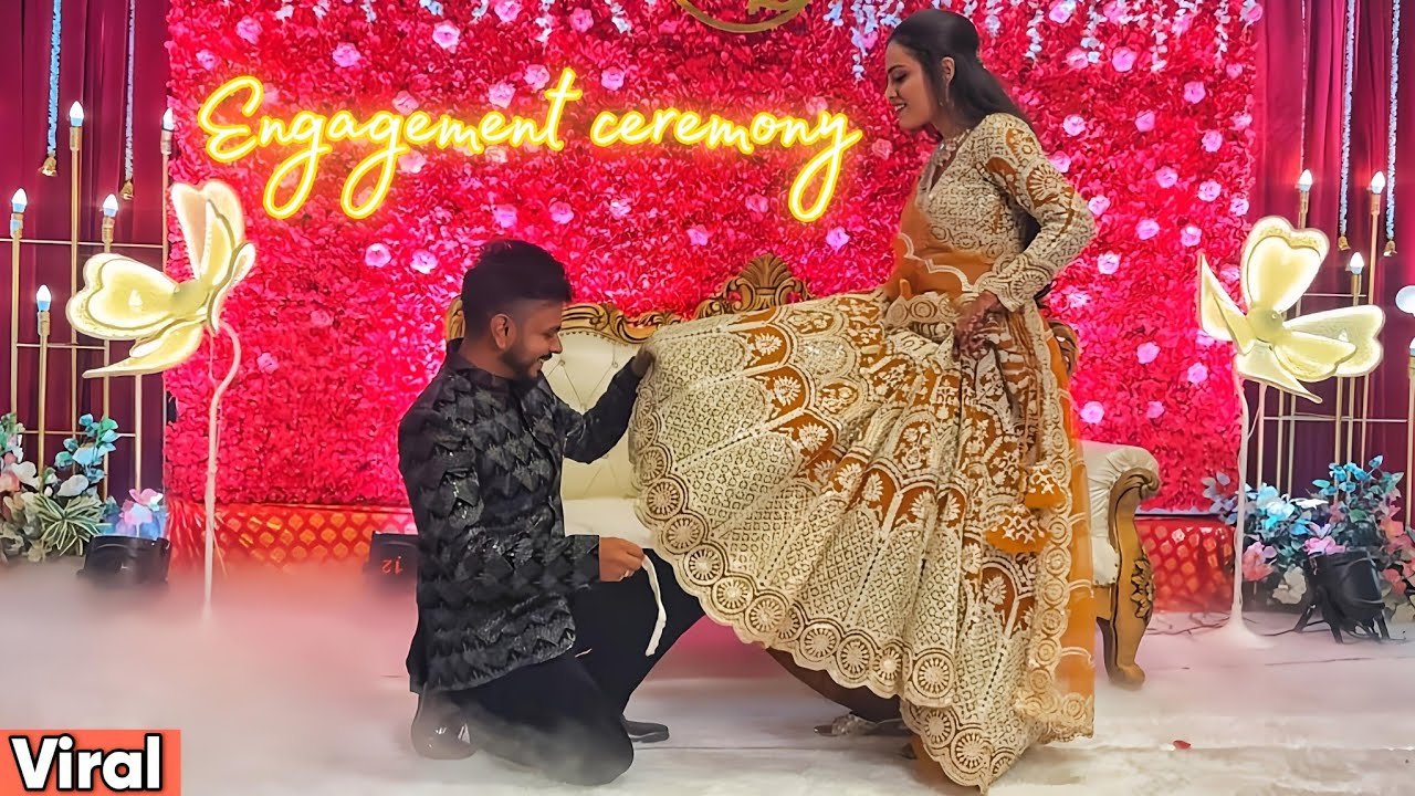 Engagement Ceremony video || Ring Ceremony || Engagement Entry ...