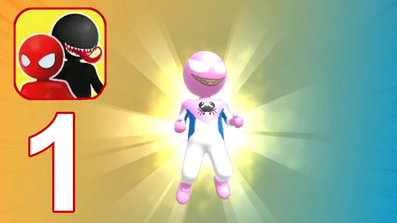 Stick Hero: Comic Superhero - Gameplay Walkthrough Level 1 to 6 Part 1 ...