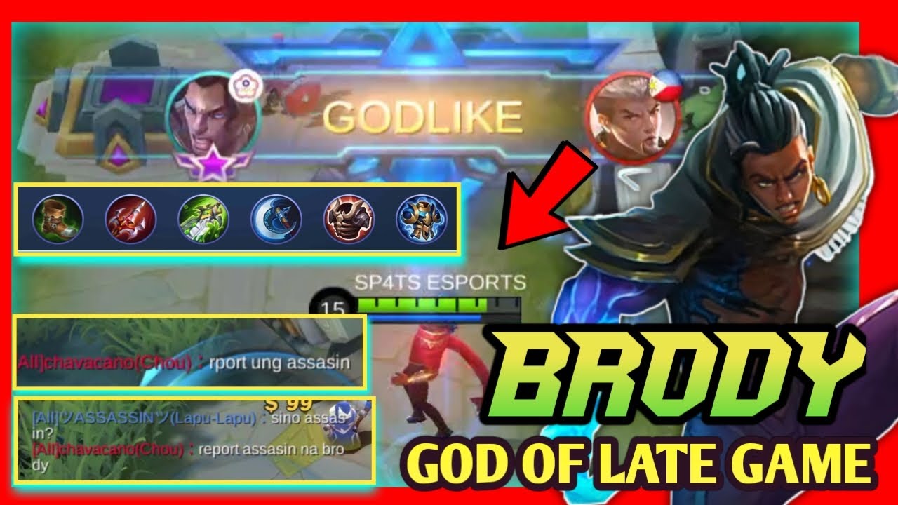Brody Gameplay Best Build | Brody Mobile Legends | New Rotation - YouTube