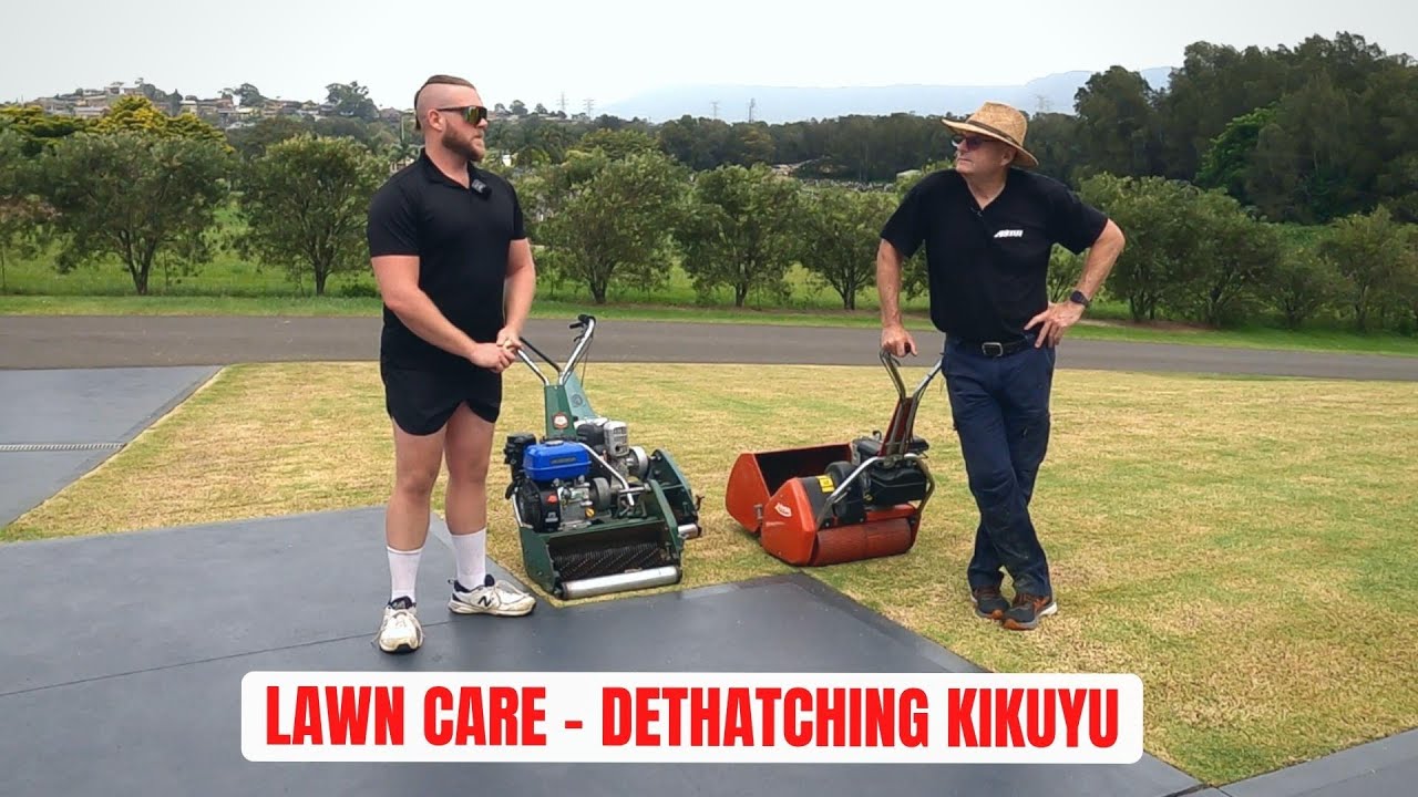Dethatching The Lawn With Liam | Astill Design Extra - YouTube