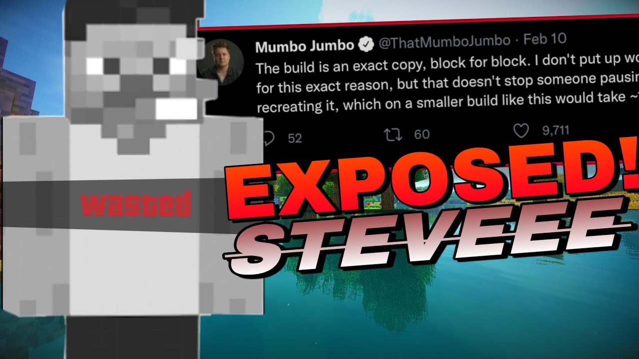 (EXPOSING STEVEEE) Major content stealer in the Minecraft Community ...