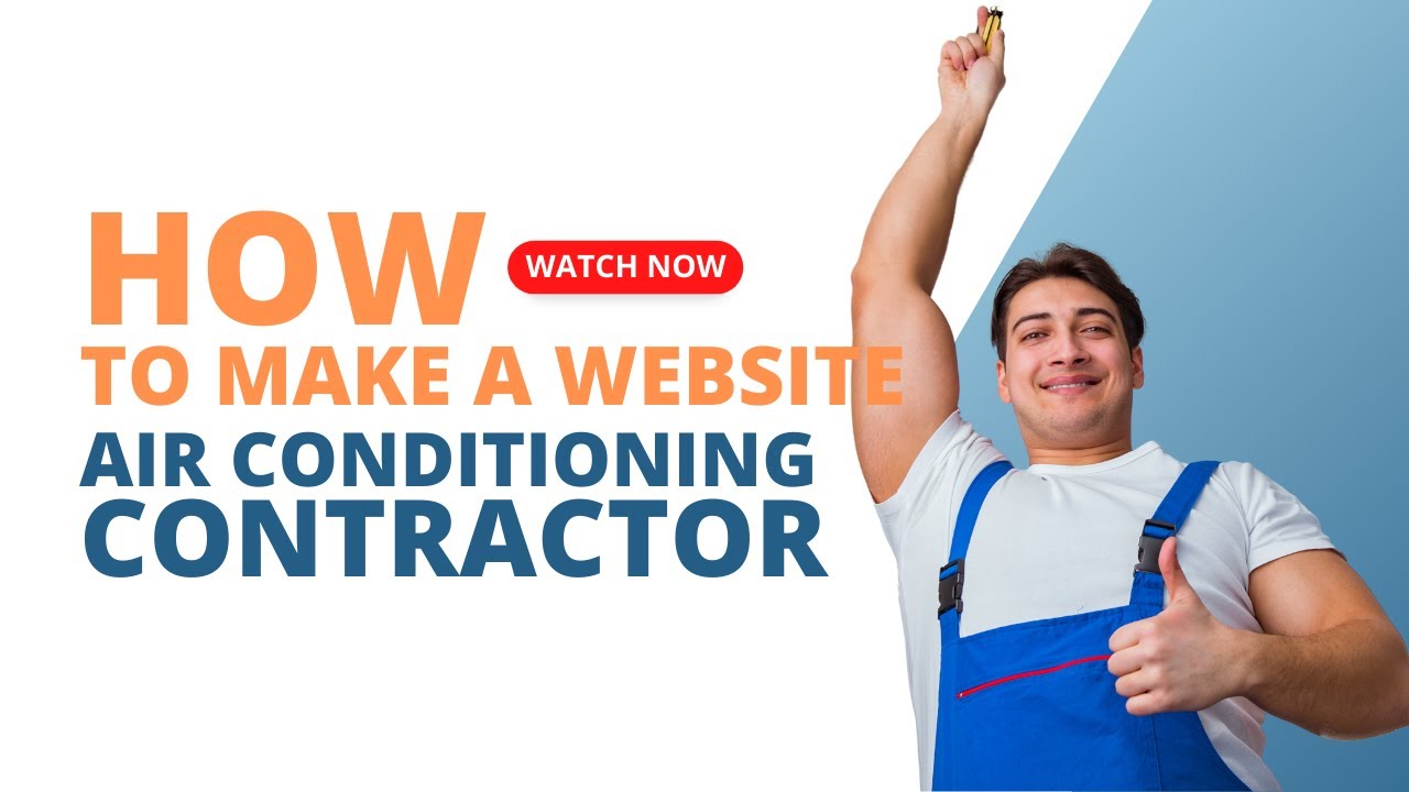 How To Make an Air Conditioning Contractor Website - EASY & CHEAP ...