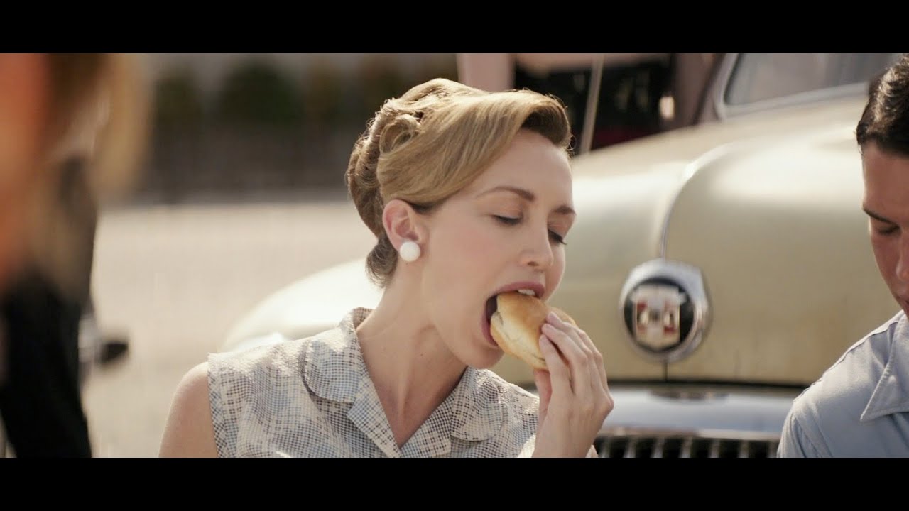 The Founder (2016) - First Bite McDonald's Burger scene - YouTube