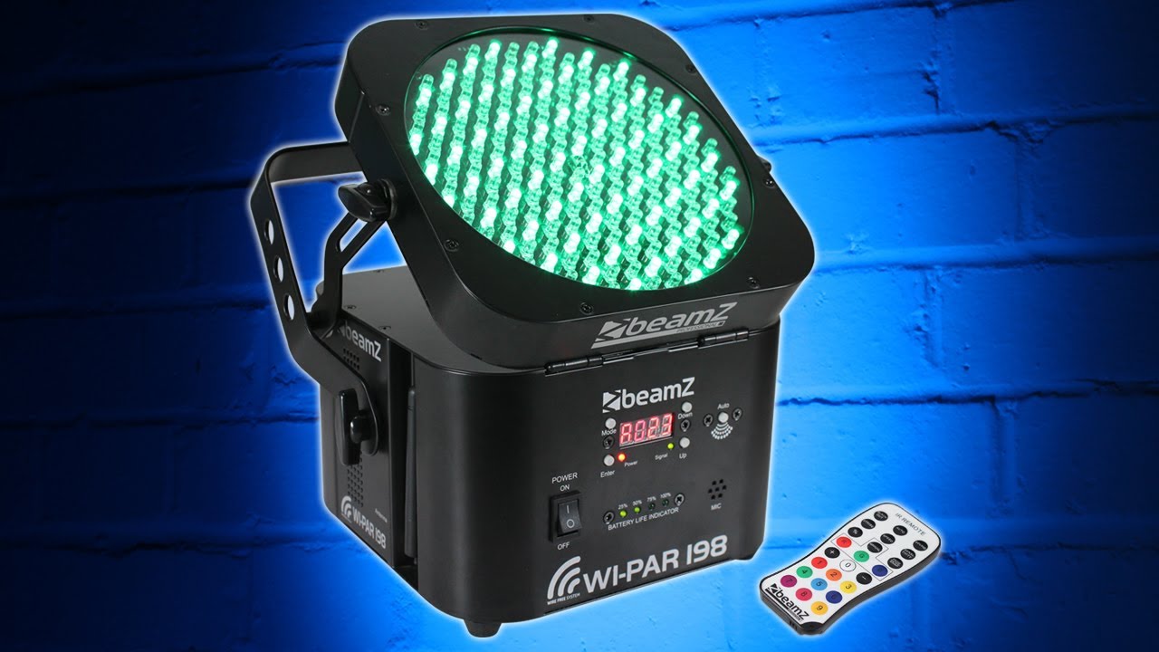 BeamZ Wi-Par 198 LED Par Can - YouTube