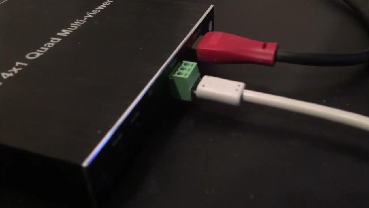 Multiviewer HDMI 4x1 - Comandos serial RS232 - YouTube