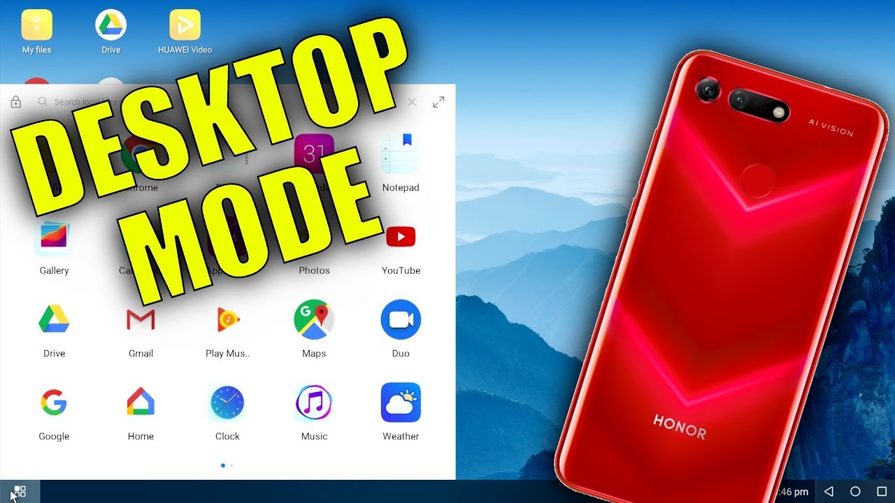Honor View 20 Desktop Mode: The Best Feature You're Not Using! - YouTube