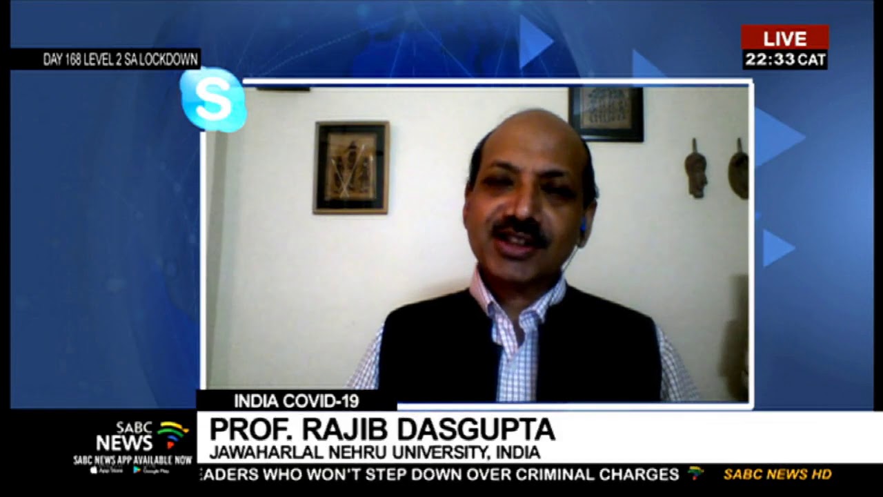 COVID-19 Pandemic | Professor Rajib Dasgupta on the situation in India - YouTube