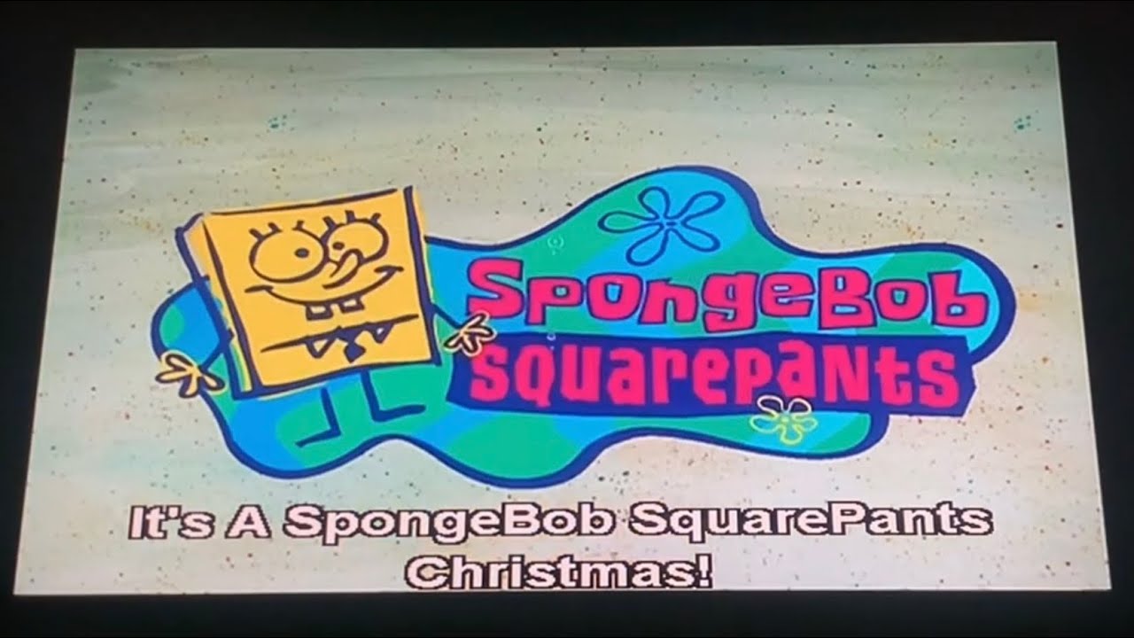 It’s SpongeBob SquarePants Christmas Special Edition UK DVD: Opening ...